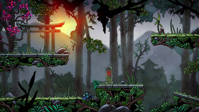 2d pixel art sprite sheet game asset animation, tileset map environment ...