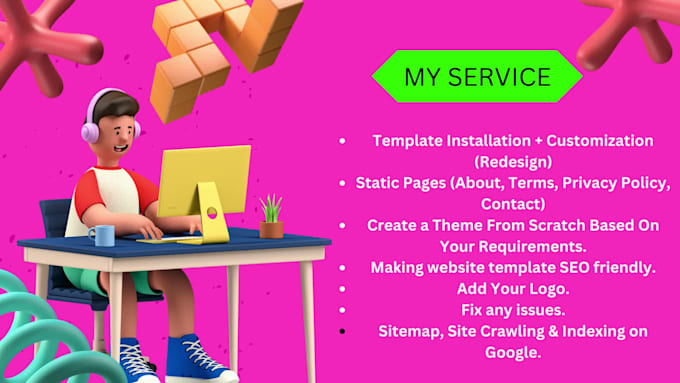 Design, customize and modify blogger website templates by Erekon | Fiverr