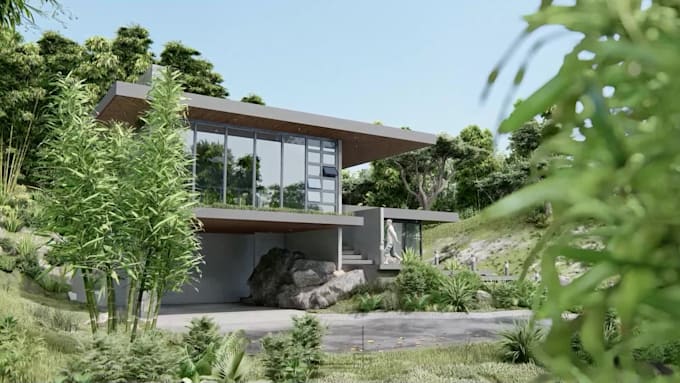 Do architectural 3d modelling and rendering by Steamedtofu | Fiverr