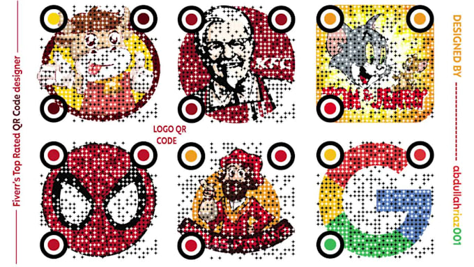 Create custom and unique qr code design with logo by Moaizmoaiz | Fiverr