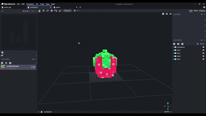 Make a 3d model using blockbench by Liambiam_69 | Fiverr