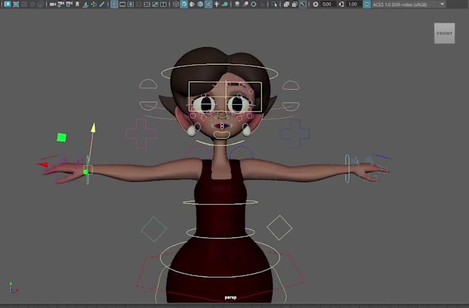 Maya 3d face rig, ikfk rig,body rig, arkit52,rokoko rig, animate 3d ...