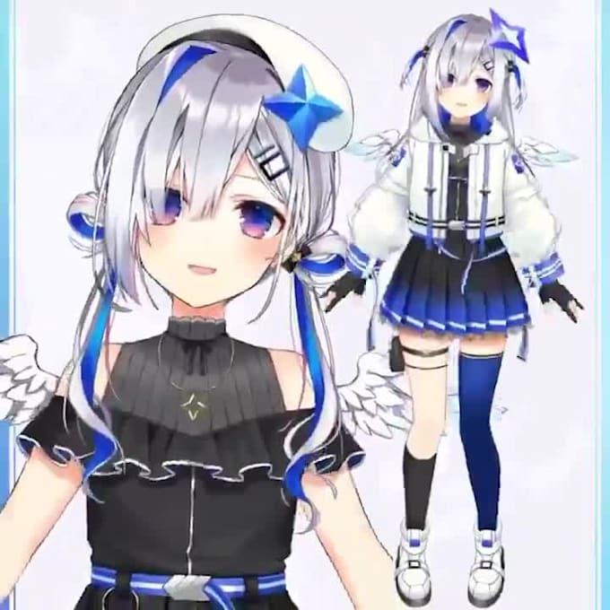 Design and rig your 2d vtuber model by Queen_olivia9 | Fiverr