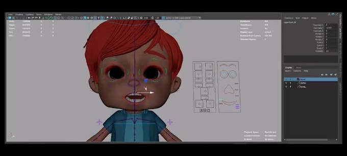 Create 3d cartoon character modeling 3d animation 3d model 3d rigging in blender by Moldeler ...