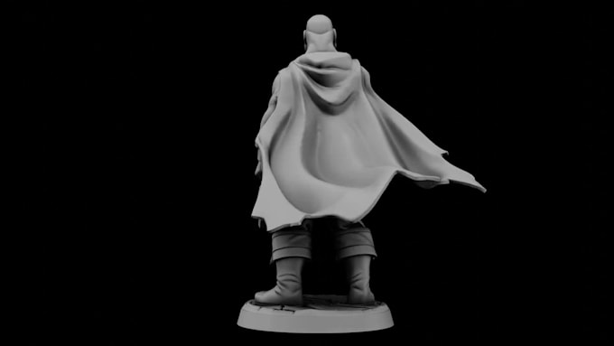 Sculpt 3d printable dnd,fantasy or miniatures character stl models by ...