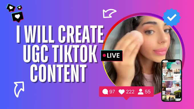 Create ugc videos user generated content for tiktok by Yvcustom | Fiverr