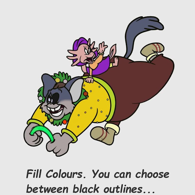 Illustrate simple yet stylised 2d cartoon characters by Enartisaan | Fiverr