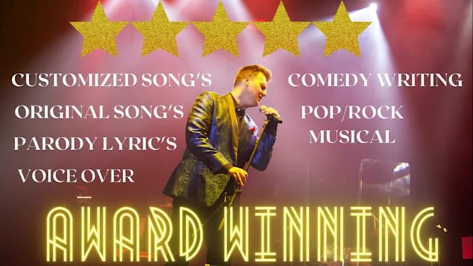 Sing and record parody songs of any singer by Britishvoiceuk | Fiverr