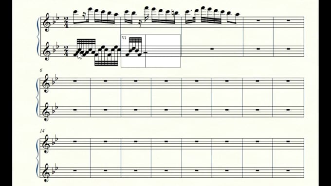 Copy your piano sheet music fast and accurate by Carla_ab | Fiverr