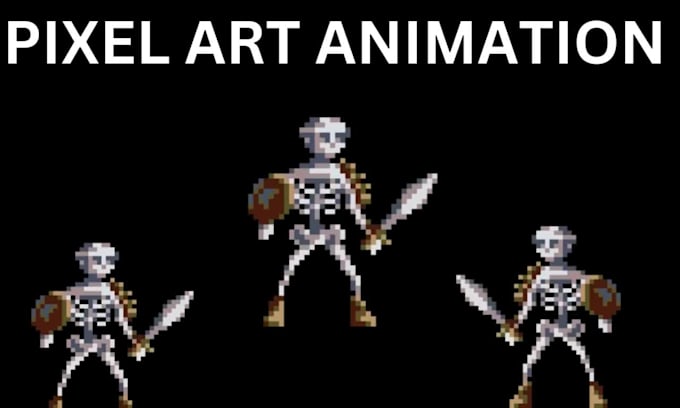 Do pixel art, video game, pixel animation, character design, game ...