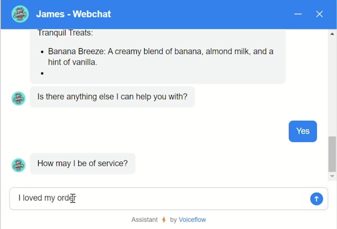Build custom ai chatbot using voiceflow for your ecommerce store by Ai ... Build custom ai chatbot using voiceflow for your ecommerce store by Ai ...