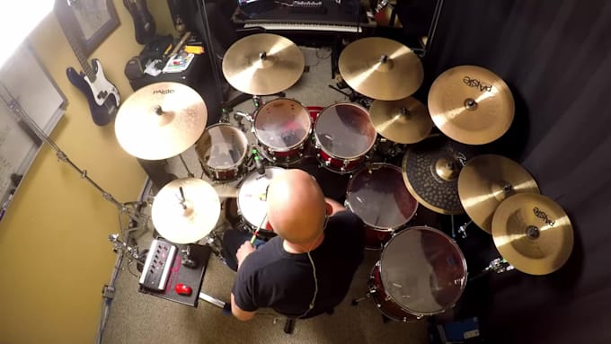 Record acoustic drums for your project by Chad_bennett | Fiverr
