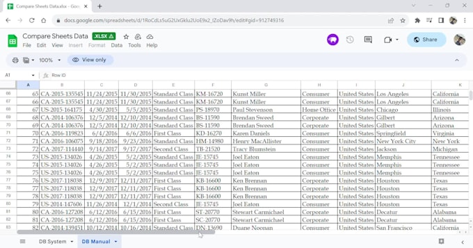 Find differences in two similar excel sheets by Harish_expert | Fiverr