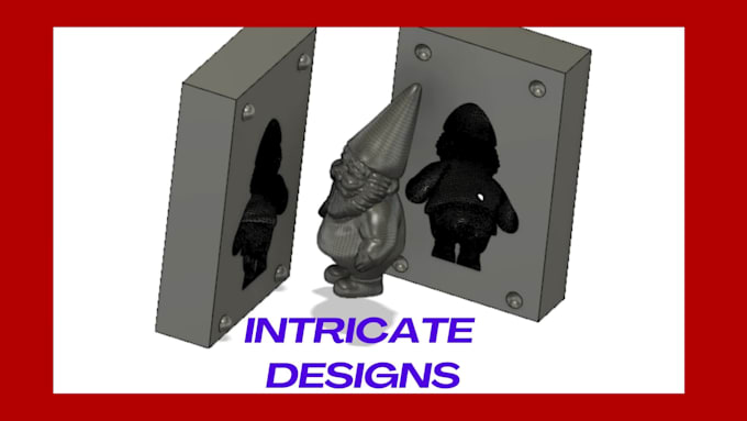 Design custom 3d printing molds with fusion 360 by Aliammarkhan190 | Fiverr