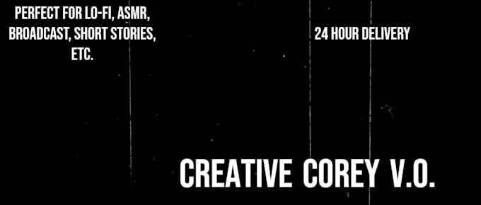 Record a deep, smooth, male voice over in 24 hours by Creativecorey8 ...