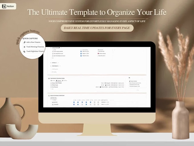 Do ultimate notion planner notion template notion planner aesthetic notion by William_carterr ...
