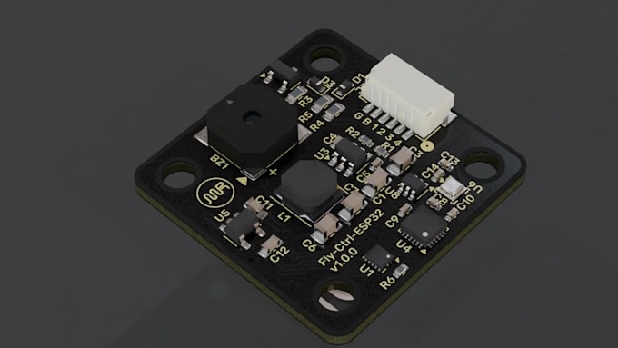 Render a pcb in blender by Maykolrey | Fiverr