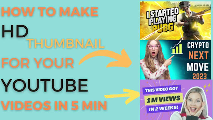 Make a professional clicking thumbnail for you by Dawoodmazhar9 | Fiverr