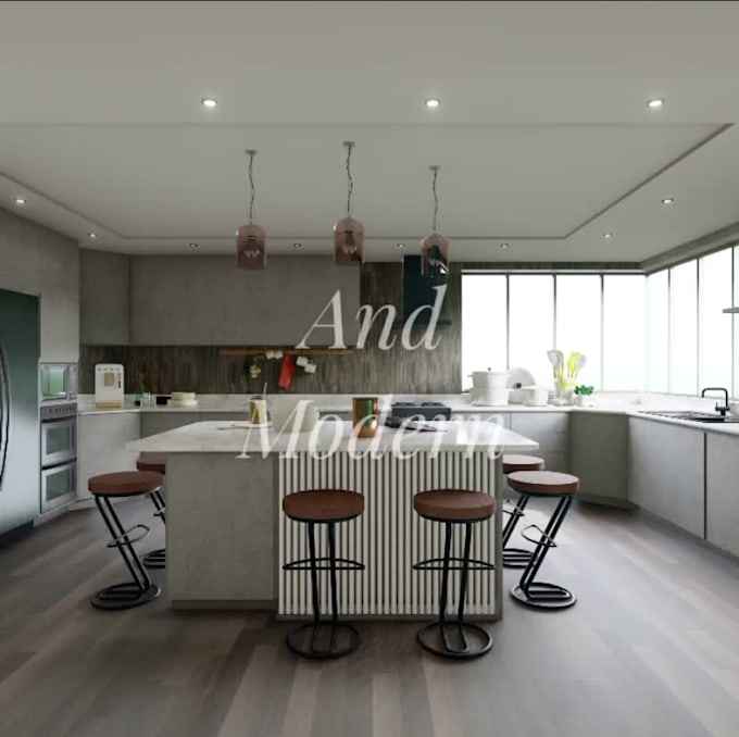 Create 3d exterior and interior design with realistic renders by Husammabiyo | Fiverr