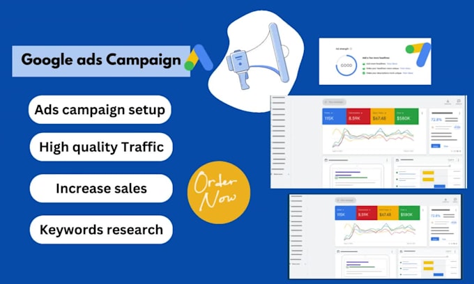 Create and setup your google search campaign and optimize ad by ...