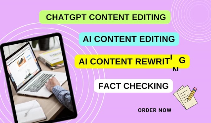 Fact check and rewrite ai or chatgpt content by Ztrahman | Fiverr