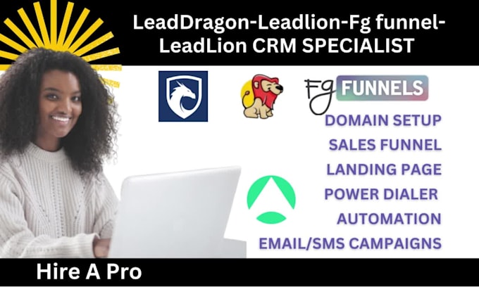Setup lead dragon, fg funnel, leadific, leadlion funnel and workflow by ...