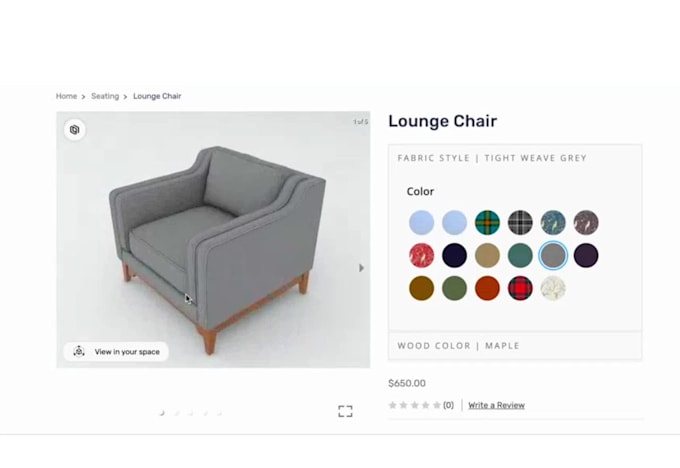 Develop Custom 3d Product Configurator Web App Ai Software Webgl