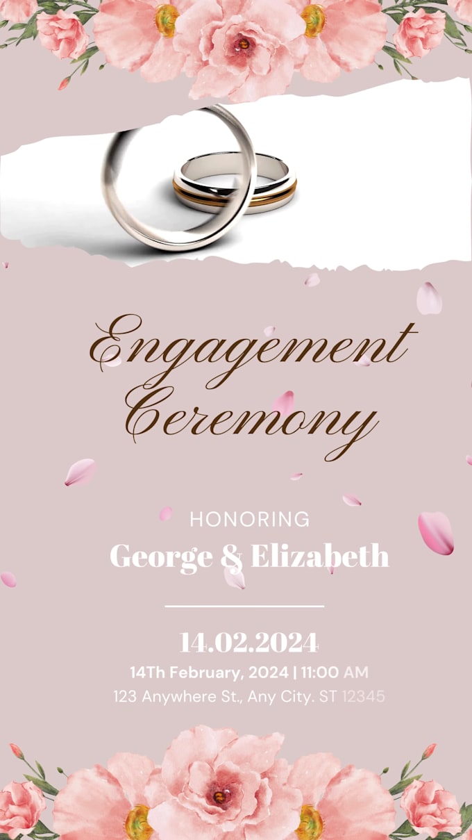 Design wedding or birthday invitations, save the date, menu by ...