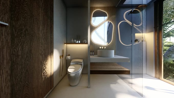 Design and render interior, exterior by 3dsmax by Thytrang621 | Fiverr