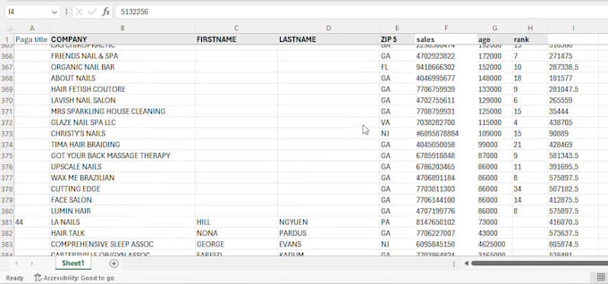 Enter and organize data in spreadsheets with full accuracy by Farah_adrees | Fiverr