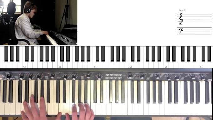 Teach you piano, music theory and composition by Sbauly | Fiverr