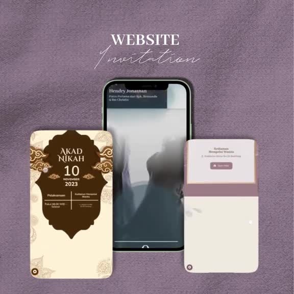 Design digital website invitation card by Zamaqta | Fiverr