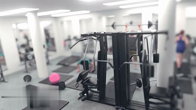 Create realistic gym, fitness, workouts intro, outro with 3d logo ...