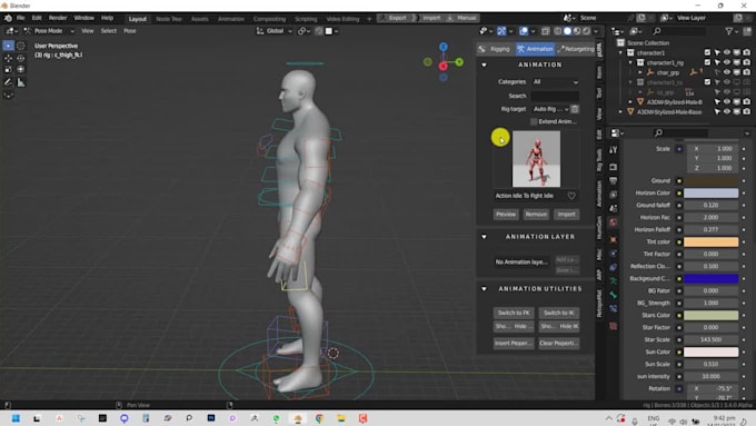 Port rigger,face rig morphs,blendshape,ik fk joints rig ue,3d rigging,unity, ue5 by Amirirus ...
