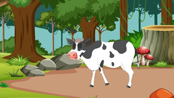 Create 2d animal cartoon character animation by Prakash364 | Fiverr