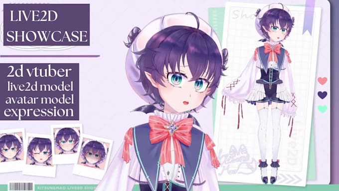 Draw and rig live2d vtuber model, vtuber rigging, character model vtube ...