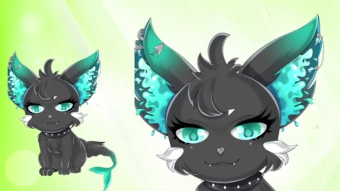 Draw and rig pet live2dvtuber model, 2d vtuber rigging, animal vtuber ...