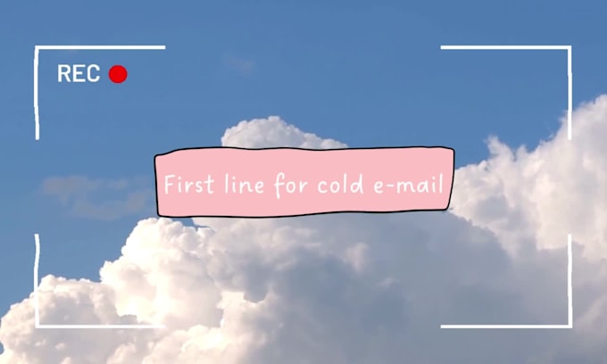 Write email first lines for cold email by Tram_le | Fiverr