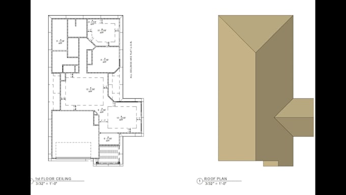 Create floorplan, layout, elevations, sections, 3d views of your buildings