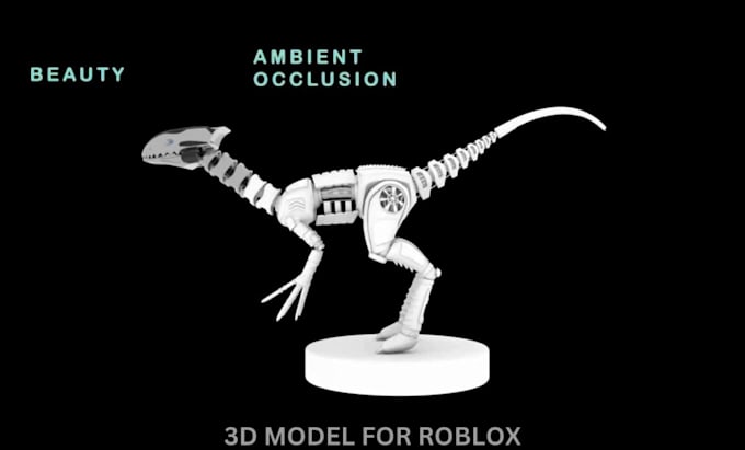 Modelo 3d para tu juego de roblox, efectos visuales, video de animación ...