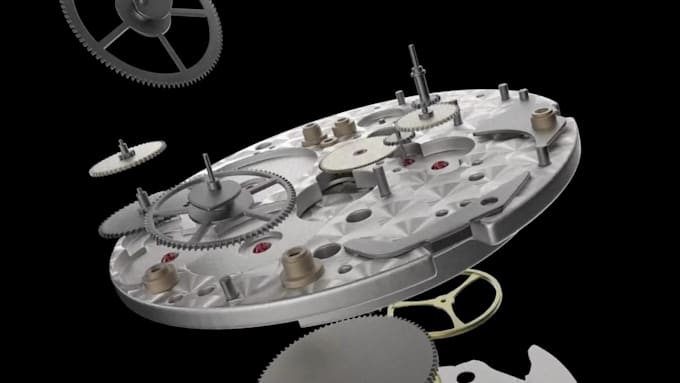 Render realistic 3d wrist watch model 3d wrist watch animation by ...