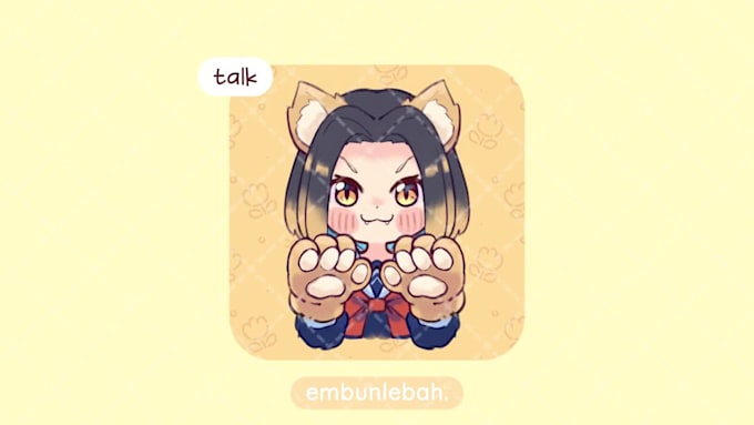 Make reactive gif and pngtuber for you by Embun_ach | Fiverr