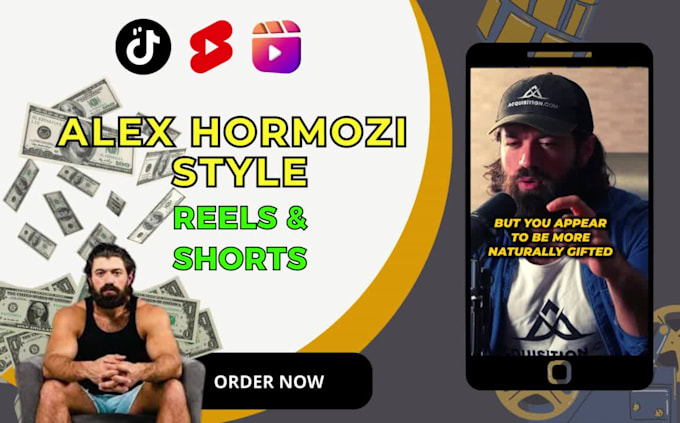 Edit instagram reels and shorts with hormozi captions style by Mobeenadil33 | Fiverr