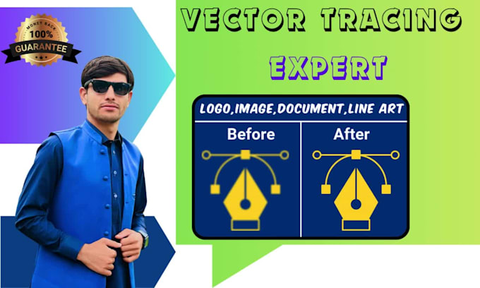 Do high quality vector tracing redraw or convert your logo or image to vector by Shezdesignpro ...
