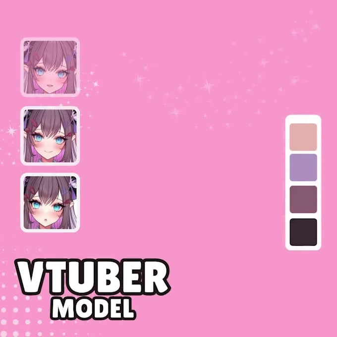 Live2d vtuber model,vrchat model,live2d rig,pngtuber,vroid,vbridger,steampunk,oc by Youiwi | Fiverr