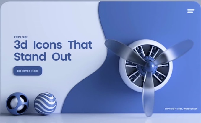 Interactive 3d animated webflow website spline model threejs nextjs by ...