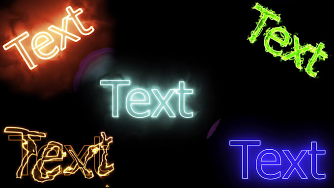 Animate your text or logo with effects by Cole_caleshu | Fiverr