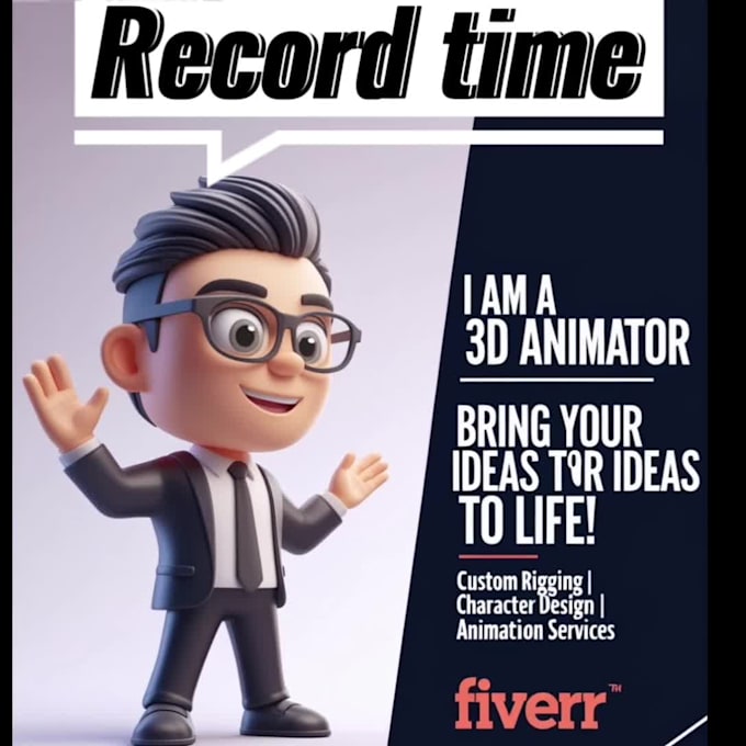 Create 3d animation and characters visual effects by Caiodesti | Fiverr
