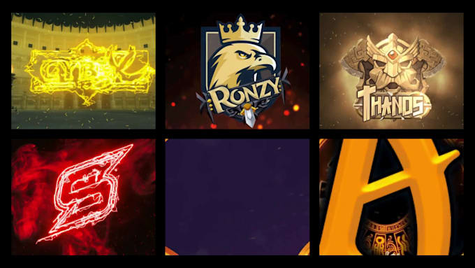 Create an animated logo gif for gaming by Pinkvelvetz | Fiverr