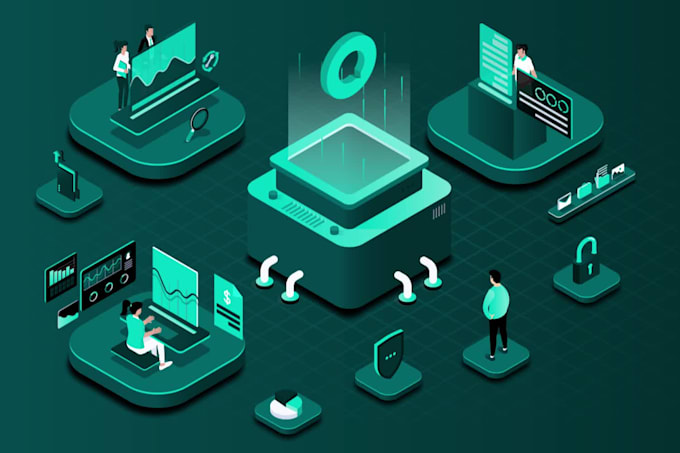 Create 3d and isometric infographic illustrations by Ghumman_design ...
